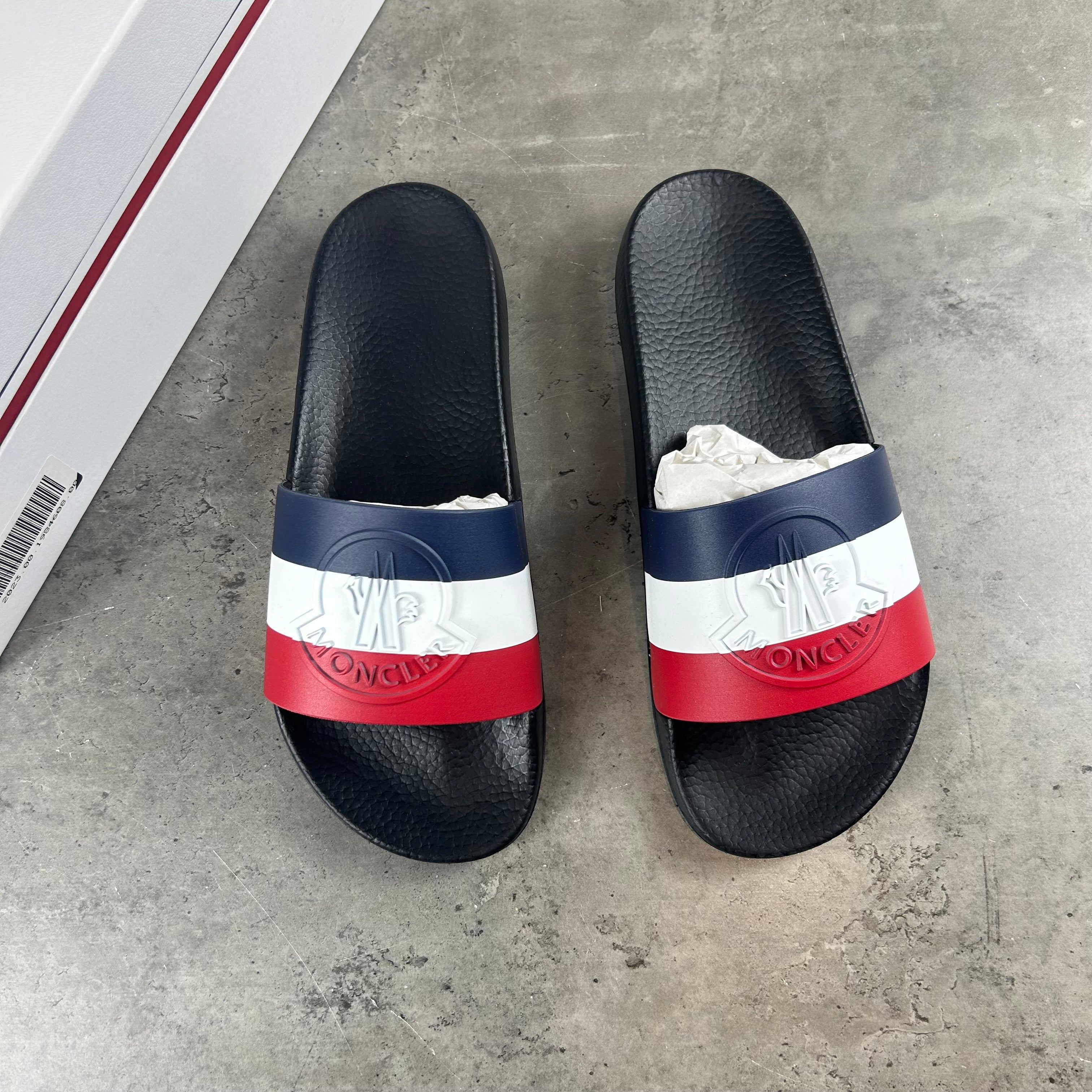 Navy Mag Sliders – Focused Fashion